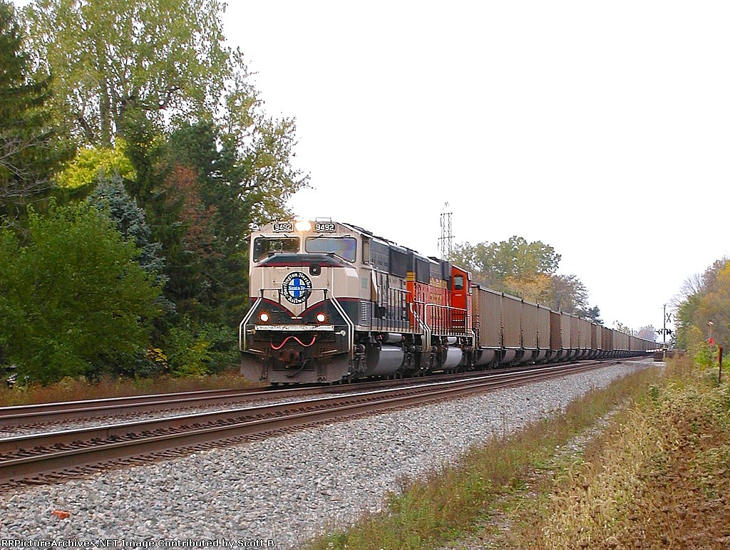 BNSF 9492 NS 616